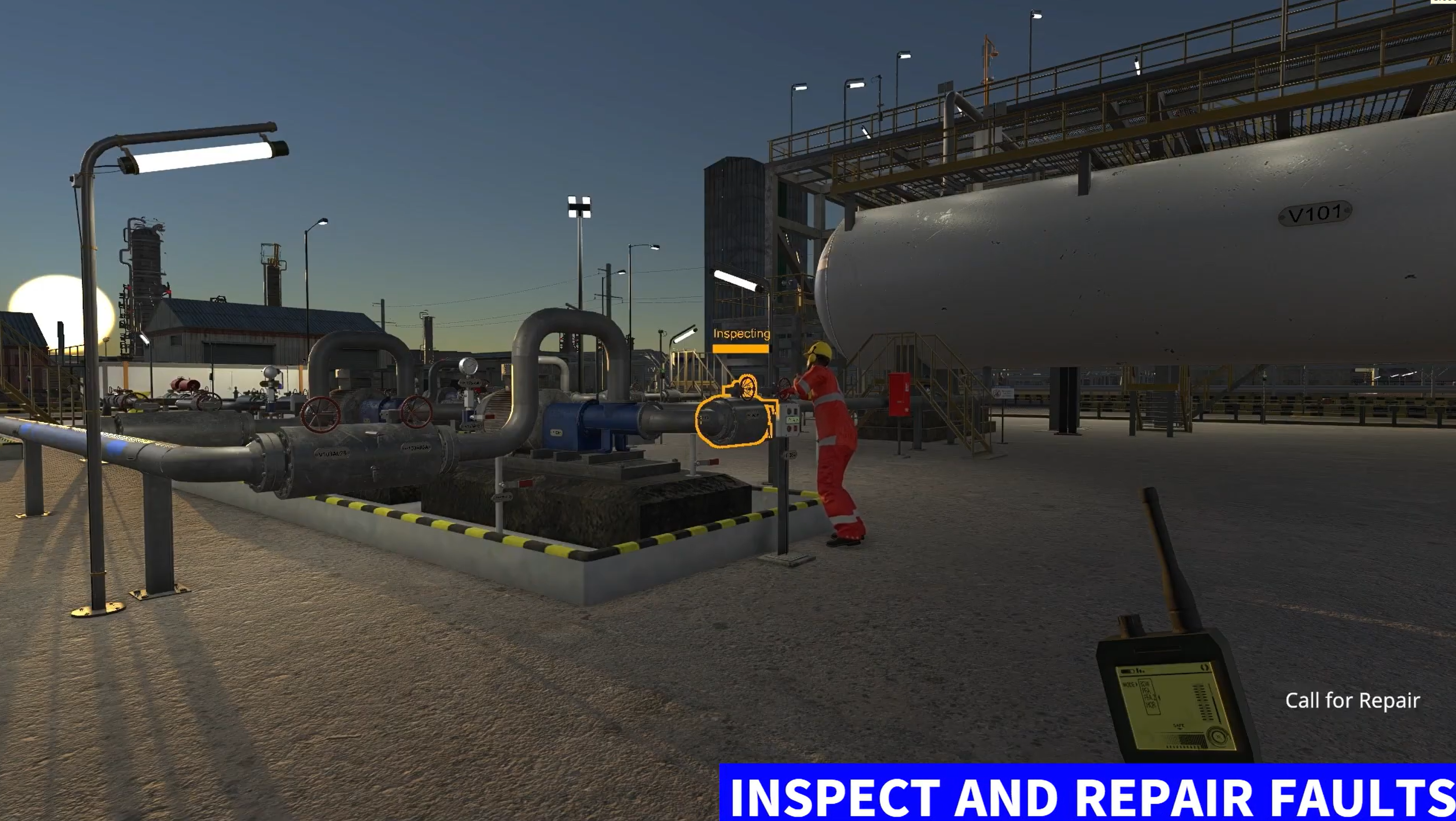 Three Phase Separator 3D Simulation Virtual Training | Program-Ace