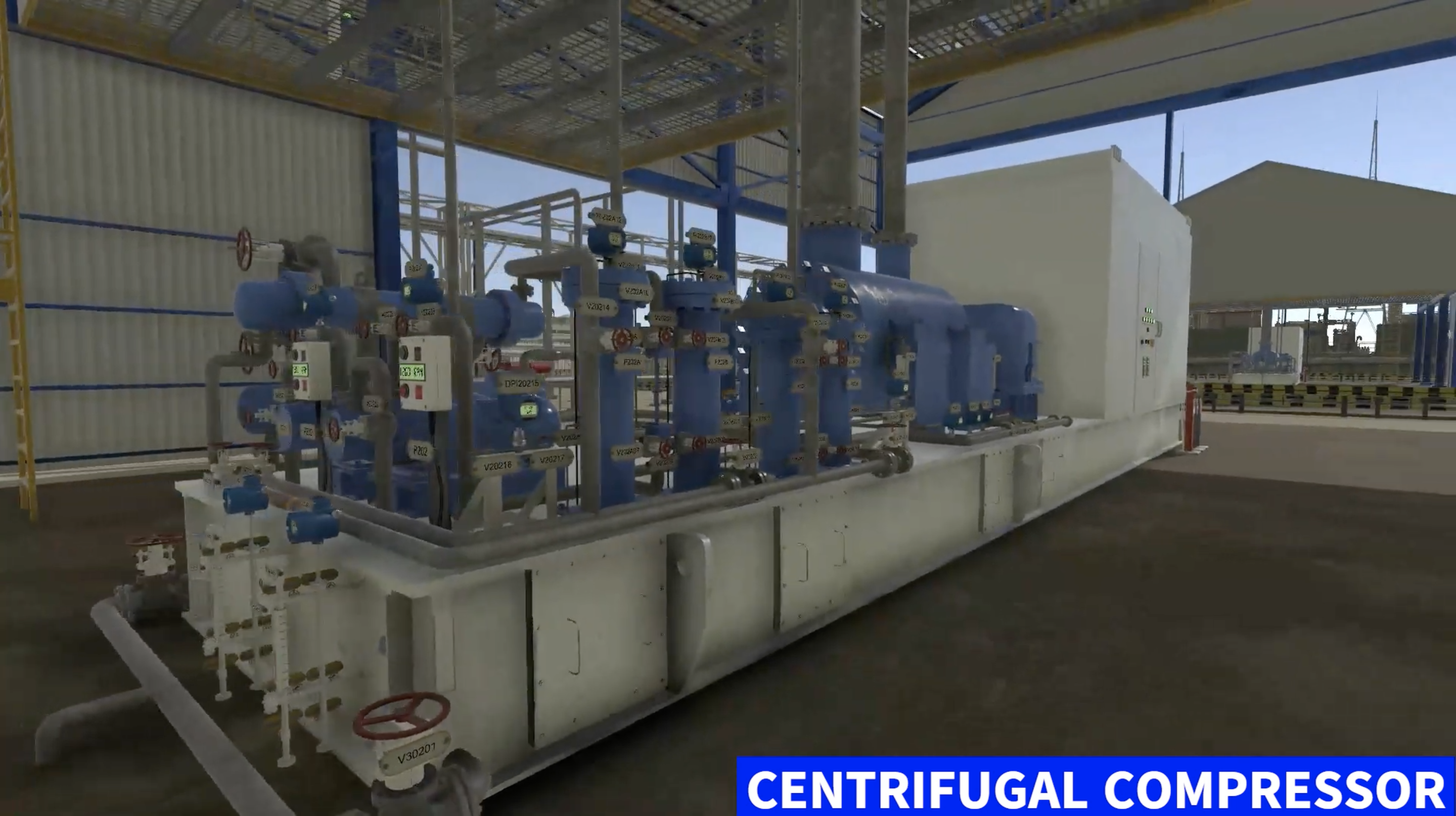 Centrifugal Compressor 3D Simulation Virtual Training | Program-Ace